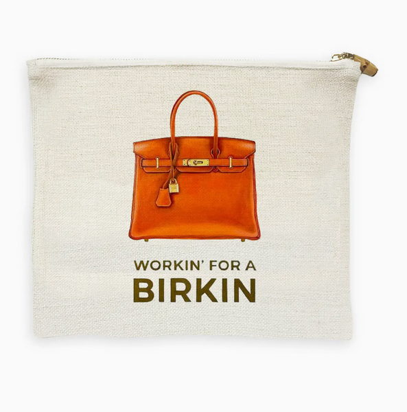 Linen Flat Zip - Working For A Birkin SALE – Relish New Orleans